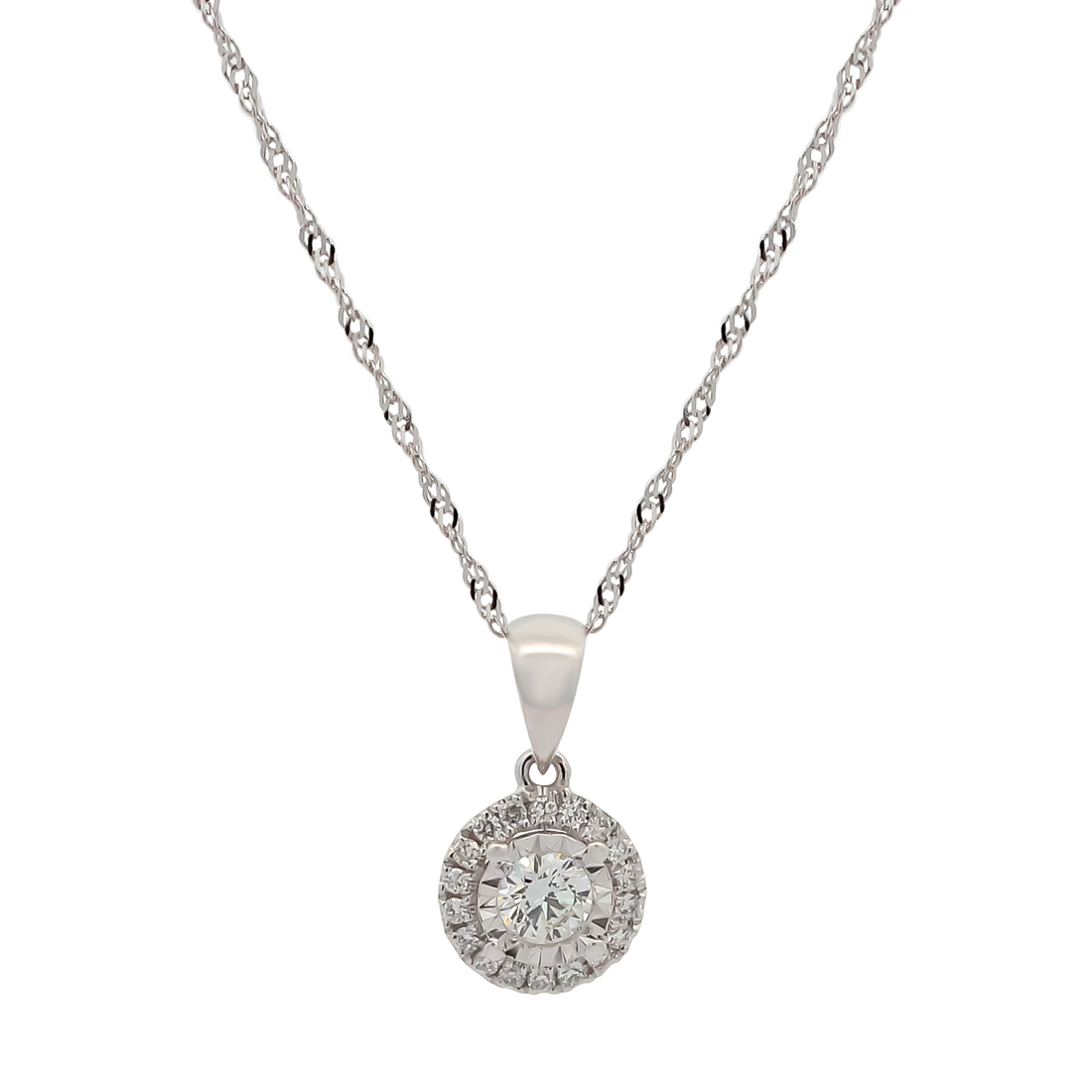 Diamond Pendant WB DP 9141099 – Hearts & Arrows